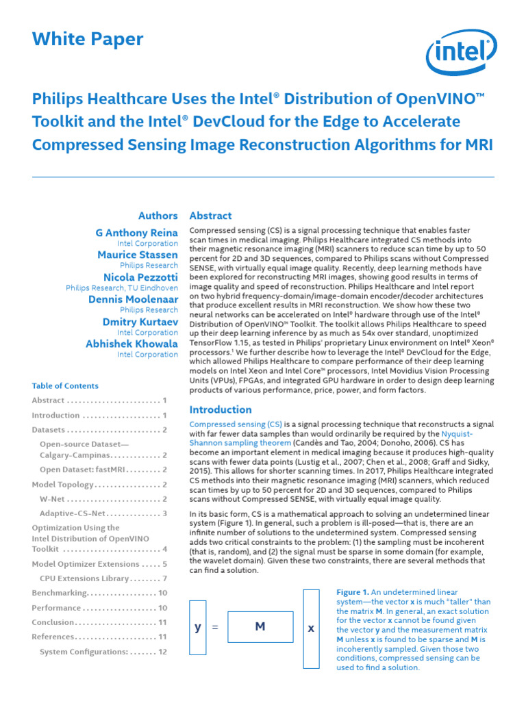 Philips Healthcare Mri White Paper | PDF | Computing | Computer Science