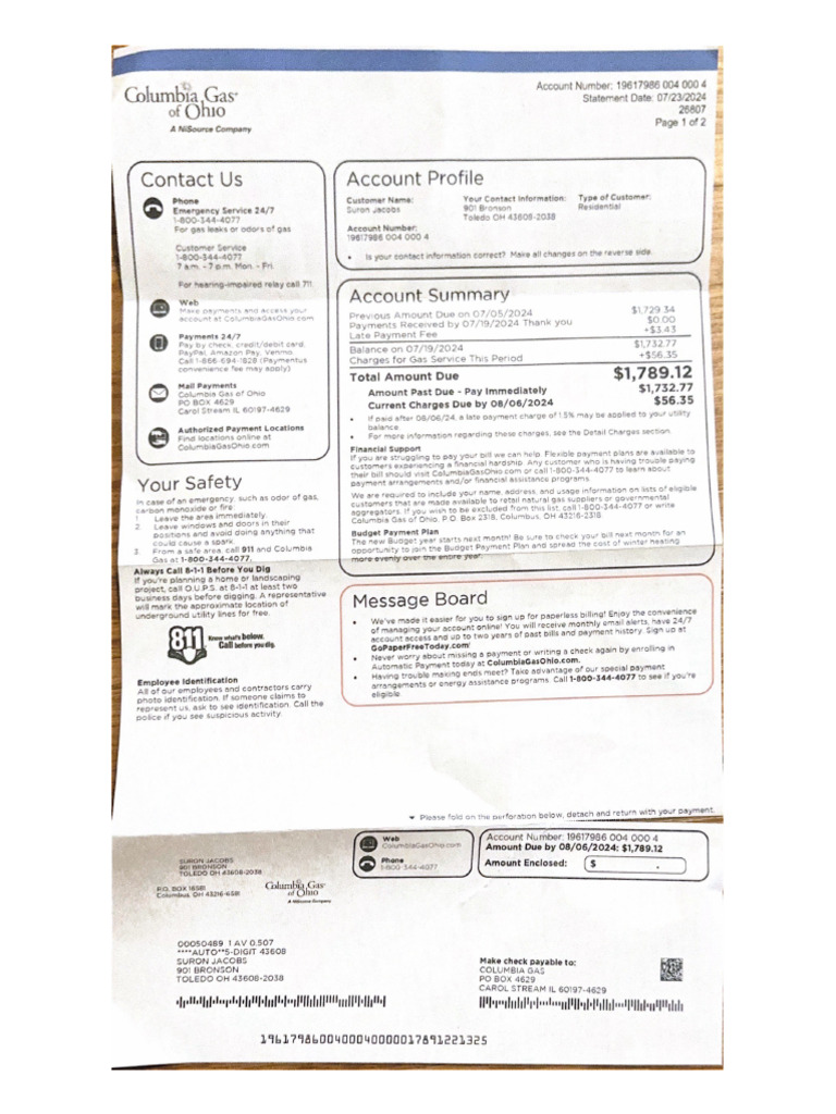 A NiSource Company Sauce | PDF