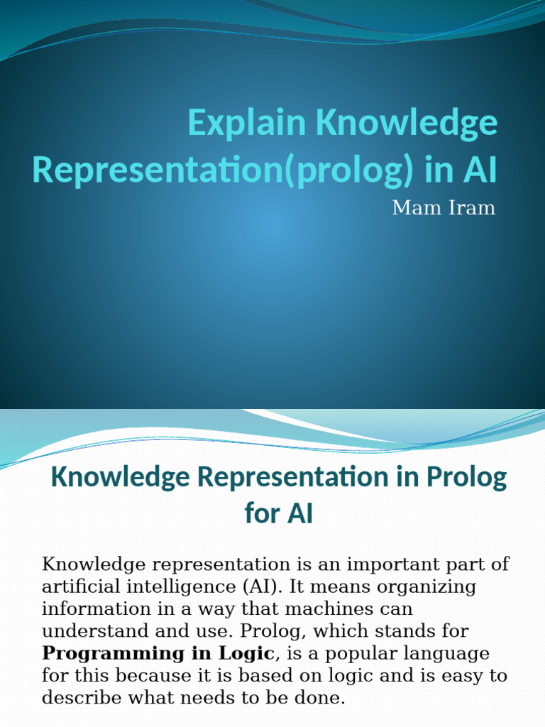 Explain Knowledge Representation (Prolog) in AI | PDF | Knowledge Representation And Reasoning ...