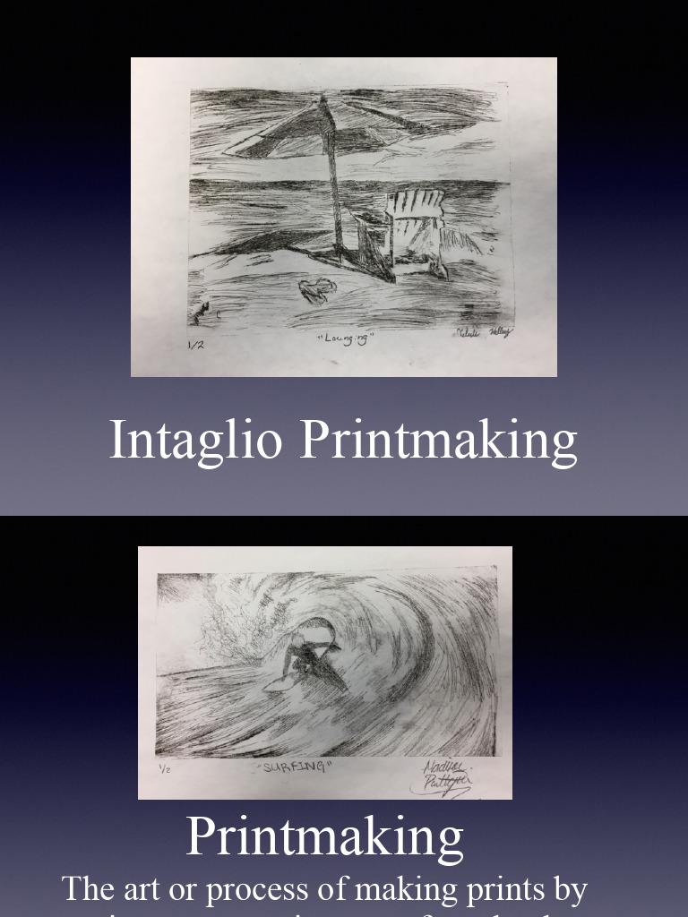 Intaglio Printmaking Techniques Explained | PDF