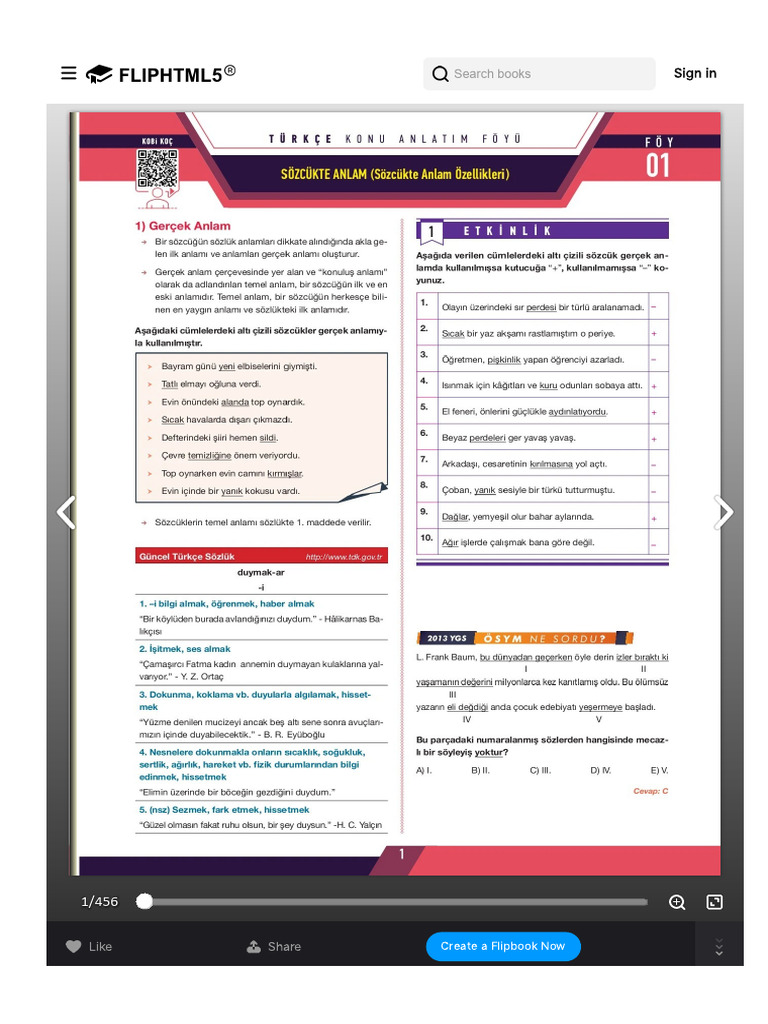 Fliphtml5-Com-tsyqb-ntyy-limit Tyt Turkce Konu Anlatim CA-... (1) | PDF