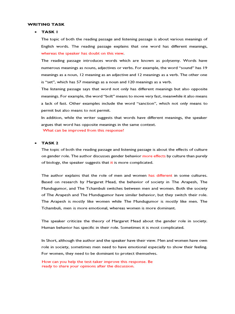 WRITING TASK 2 | PDF