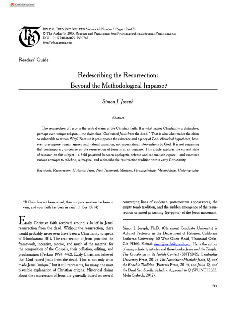 joseph-2015-redescribing-the-resurrection-beyond-the-methodological ...