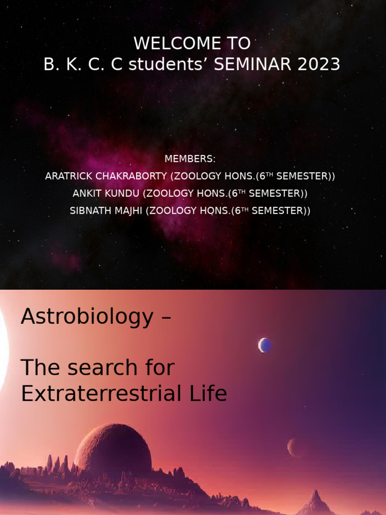 Astrobiology Concised 1 | PDF | Extraterrestrial Life | Astrobiology