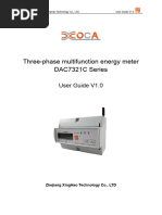 DDSY1877 Smart Energy Meter Manual | PDF | Relay | Phase (Waves)