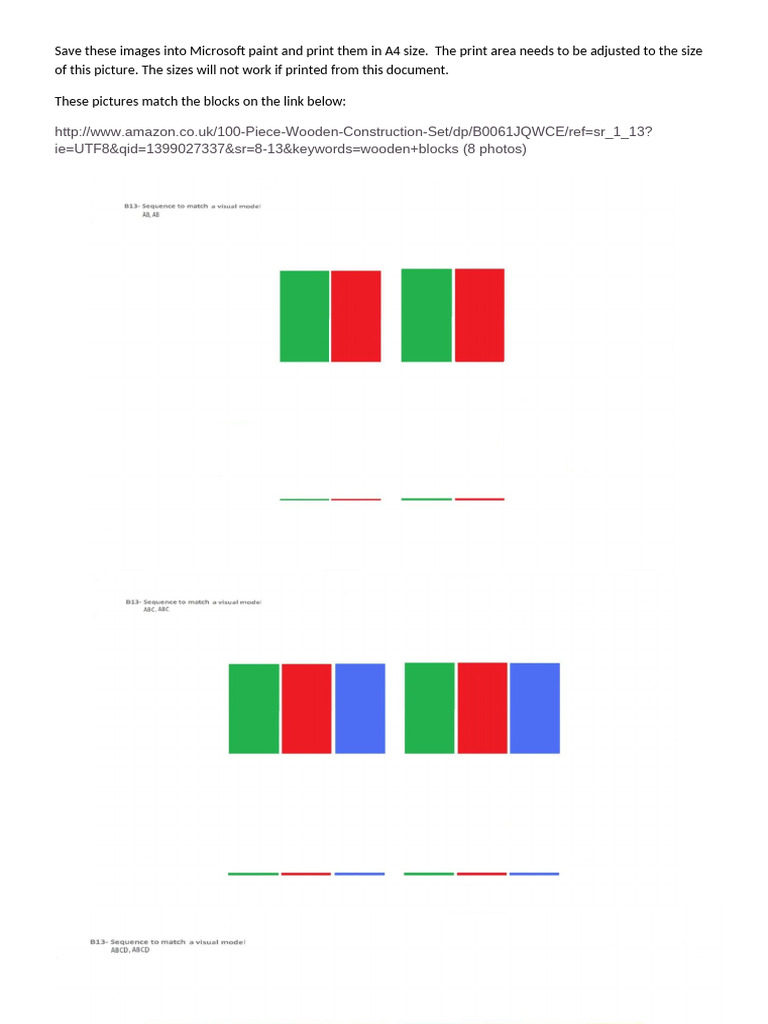 B13 - Sequence Sheets | PDF