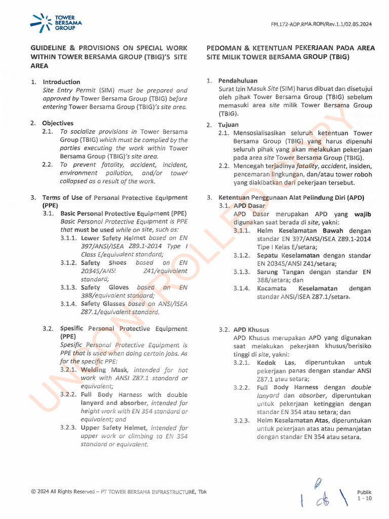 Guideline Safe Work | PDF