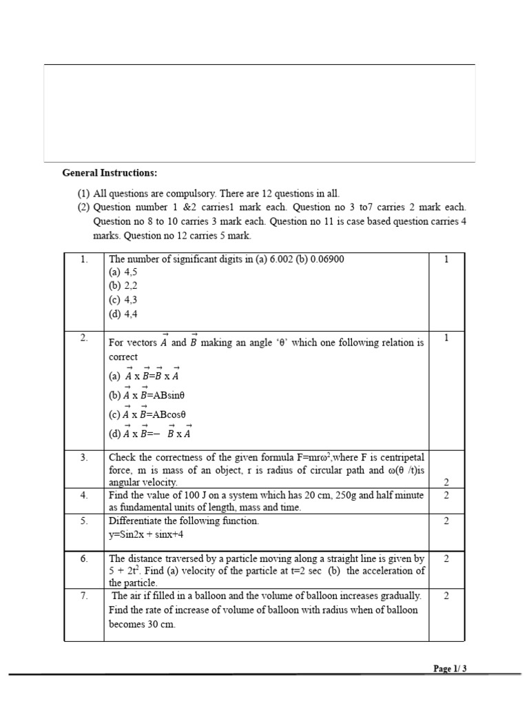 Document from M-1 | PDF | Euclidean Vector | Motion (Physics)