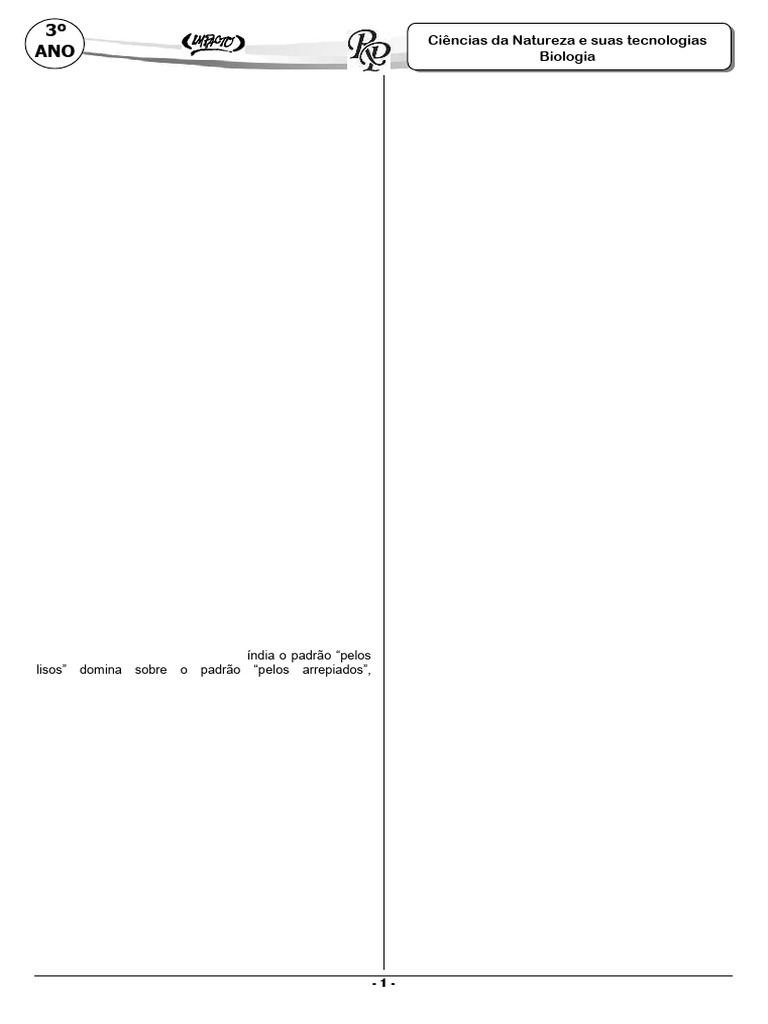 3º_ANO_RP_BIO | PDF | Gene | Célula (Biologia)