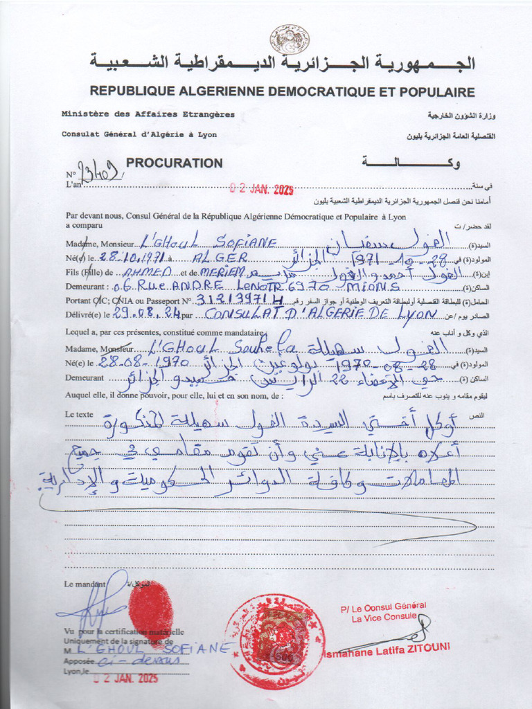 Procuration | PDF
