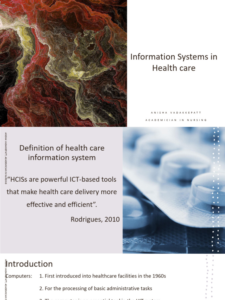 Information Systems in Healthcare | PDF | Health Informatics | Nursing