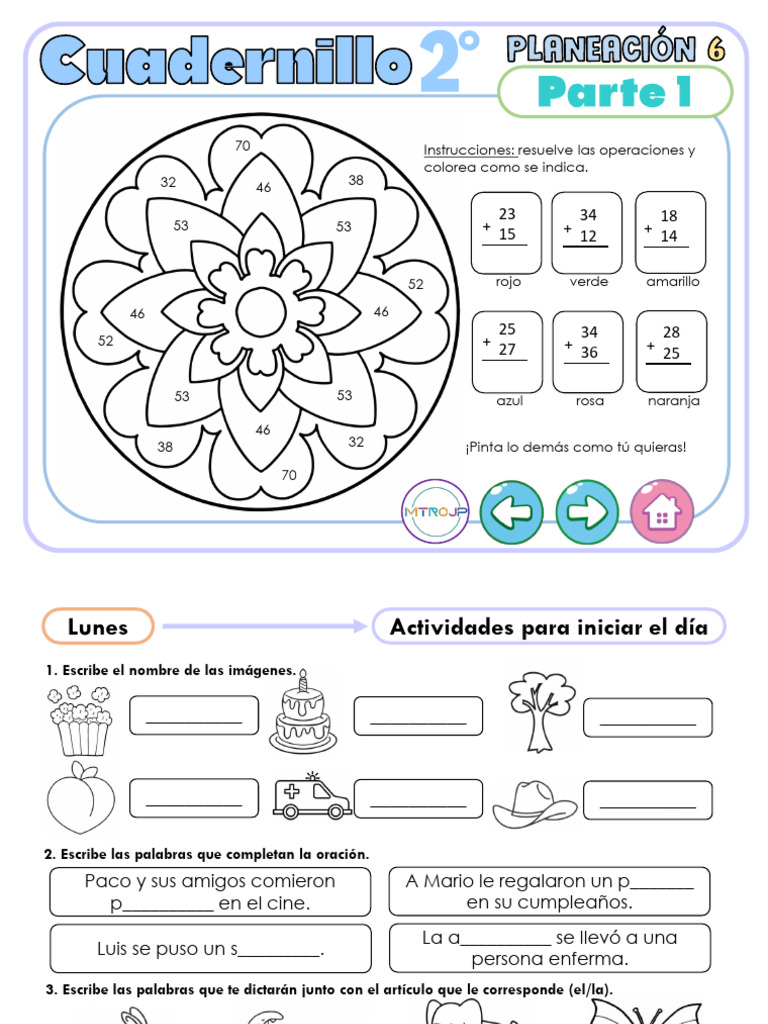 Cuad Parte 1 Sexta Semana | PDF