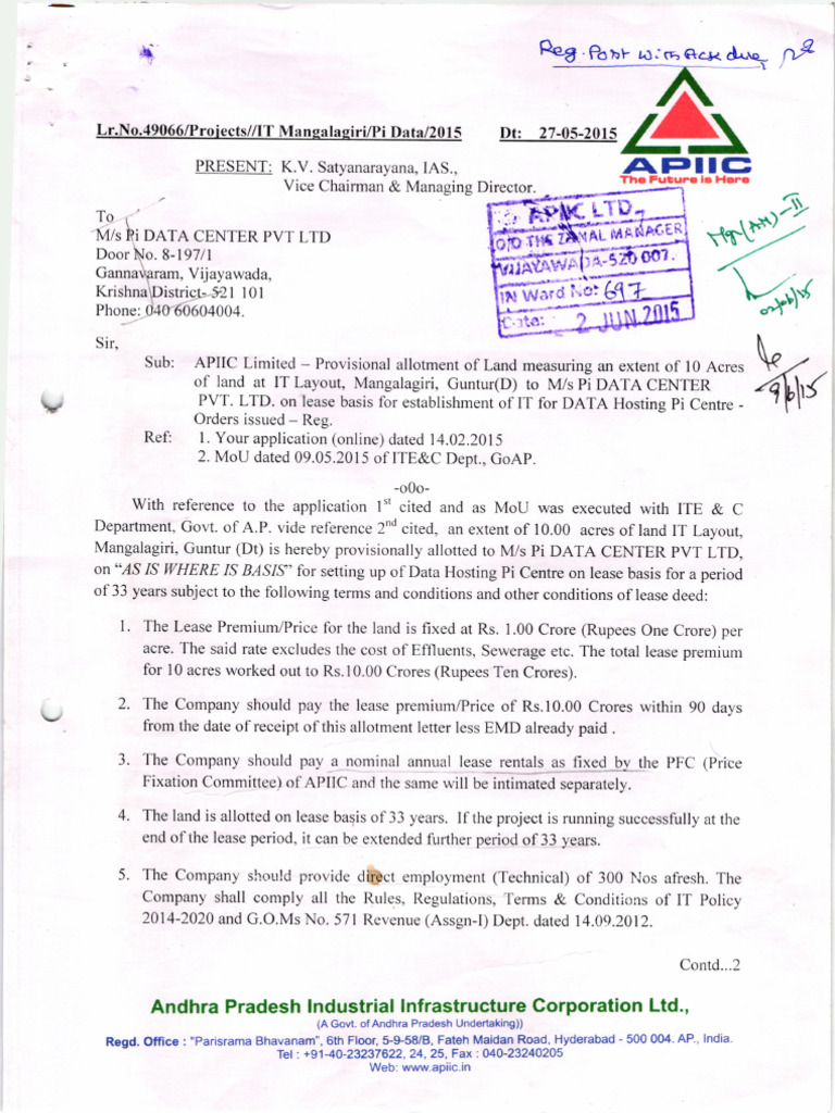 8446_Allotment_Letter | PDF