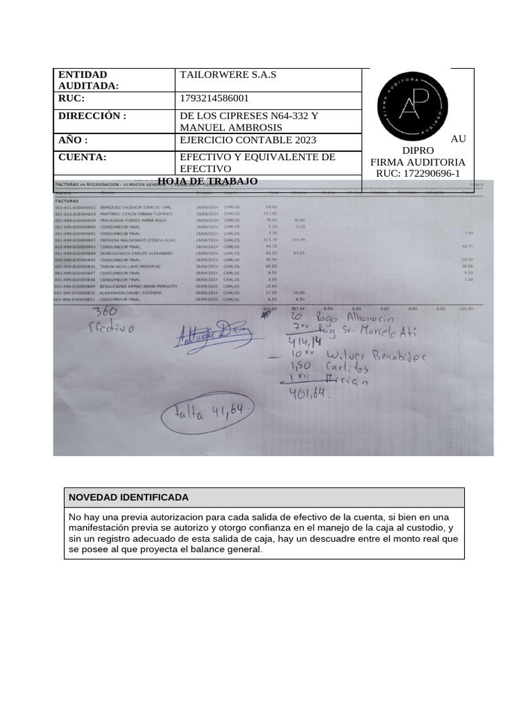 Tercer Hallazgo | PDF | Auditoría | Contabilidad