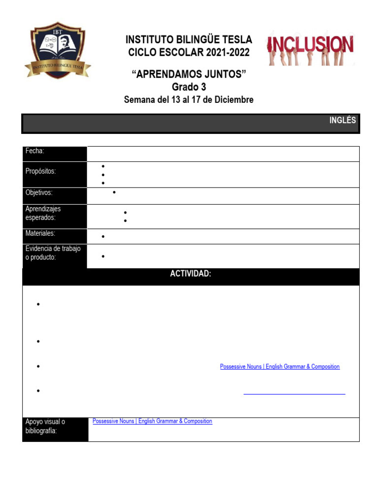 Aj Sem 13 - 17 Dic 3RD | PDF