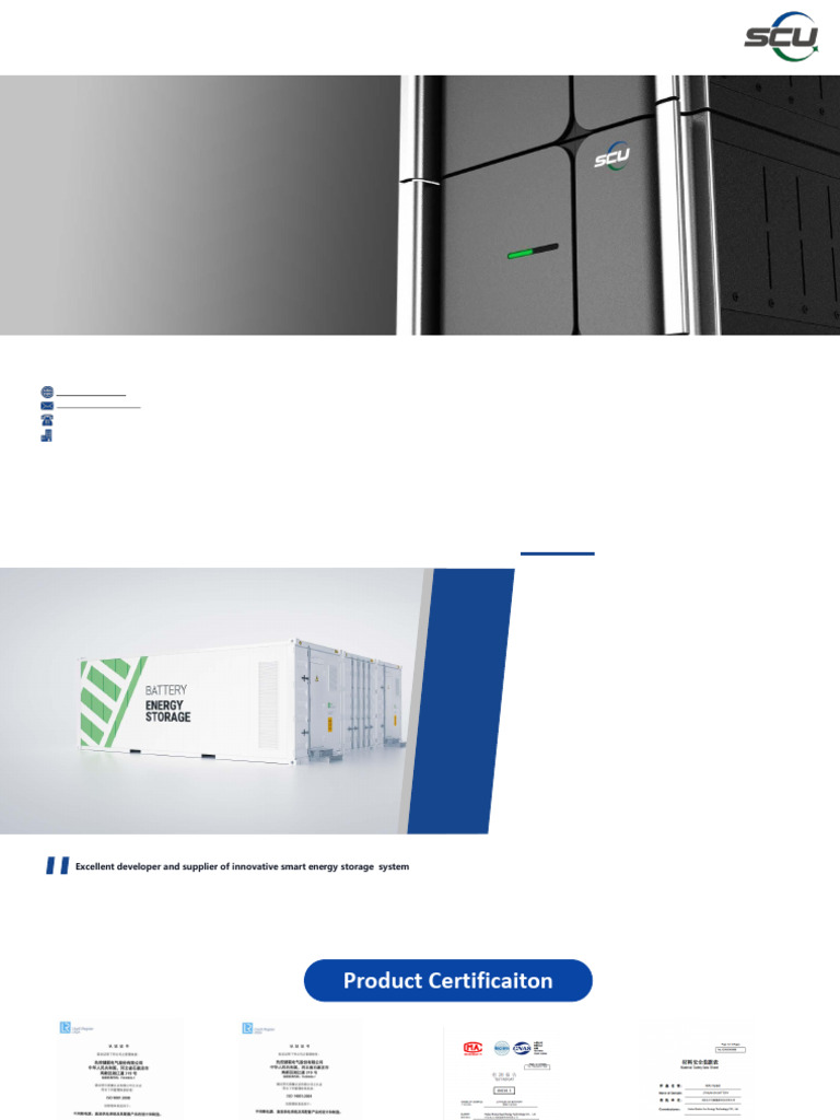 Hybrid Energy Storage Solutions by SCU | PDF | Electrical Grid | Fires