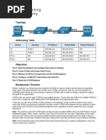 Configure DTP and VLANs in Packet Tracer | PDF | Network Protocols | Telecommunications