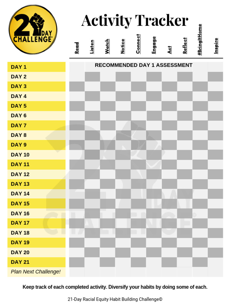 21-Day Racial Equity Challenge Guide | PDF