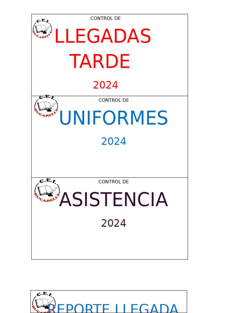 ROTULACION CARPETAS 2024 | PDF