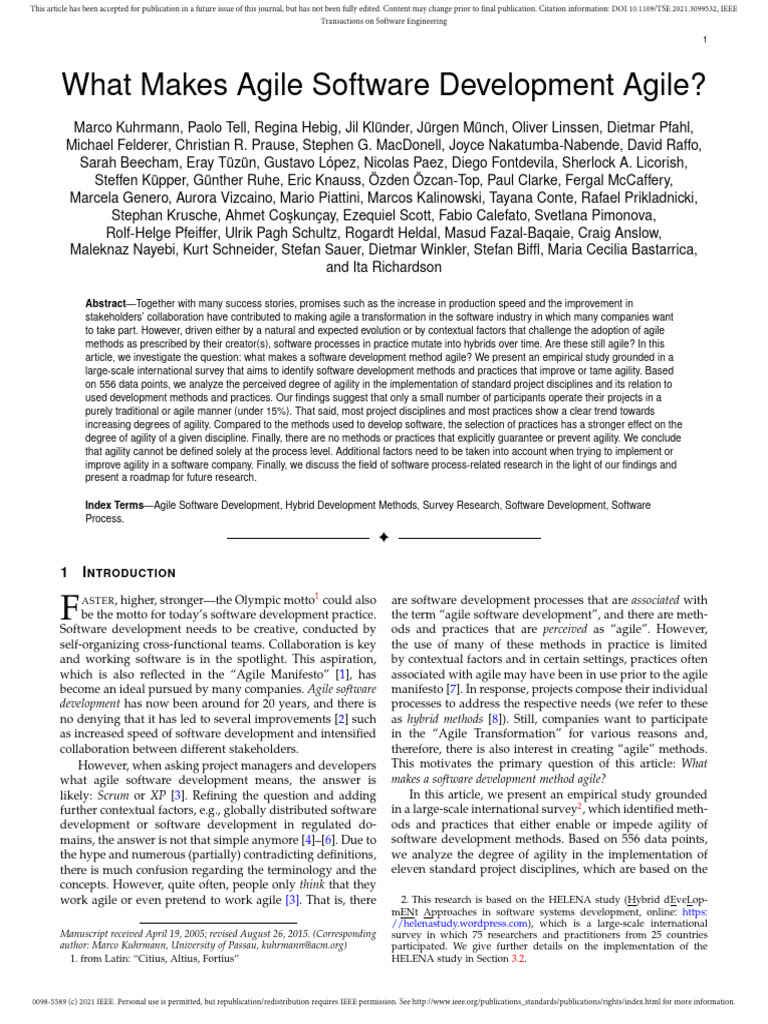 What Makes Agile Software Development Agile | PDF | Agile Software Development | Software ...