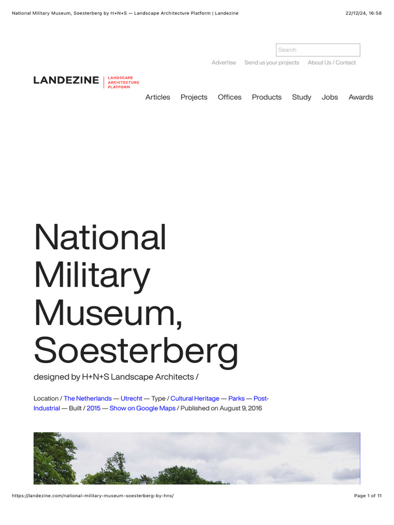 National Military Museum Overview | PDF | Environmental Design | Landscape