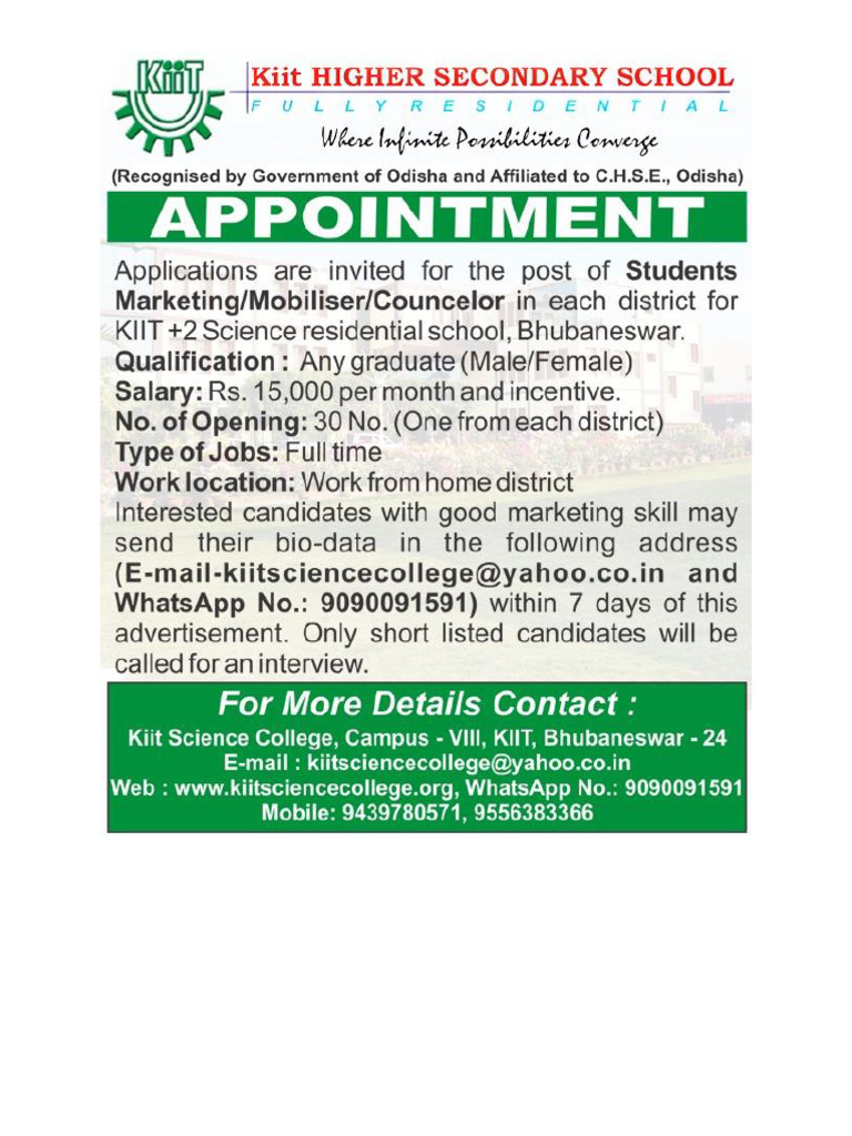 appointment-advt-2024 | PDF