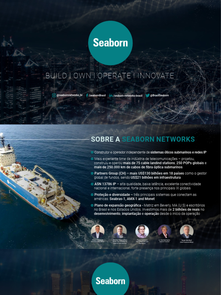 Seaborn - apresentação institucional | PDF | Computação em nuvem | Rede ...