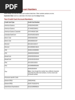 Test Card Numbers - Adyen Docs 002 | PDF | Debit Card | Visa Inc.