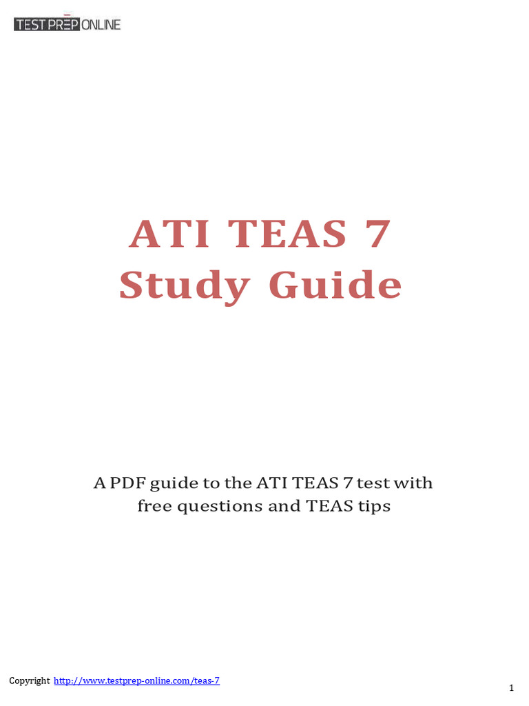 Teas Free Study Guide | PDF | Luteinizing Hormone | Menstrual Cycle