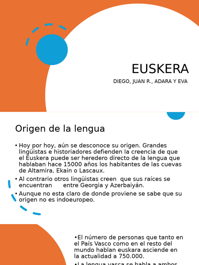 Euskera | PDF | Idiomas | Estudios de idiomas extranjeros