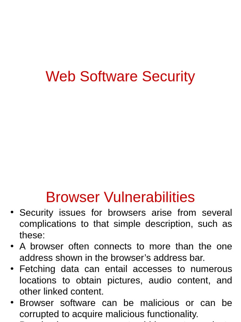 Web Security_ppt | PDF | Email Spam | Malware