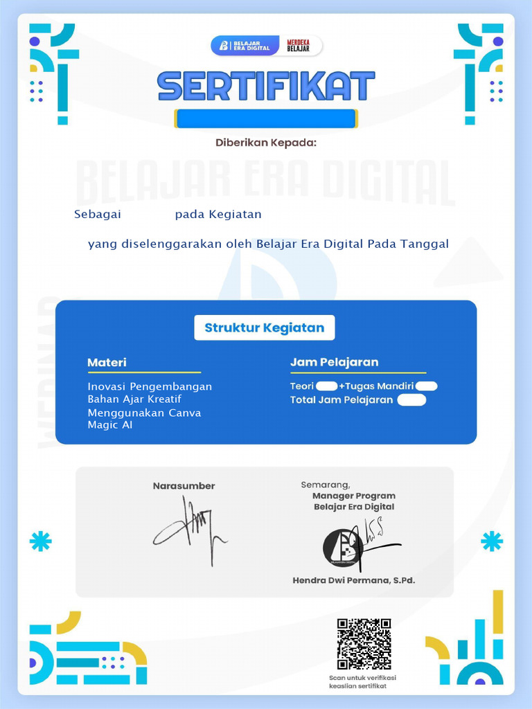 Sertifikat Heni 1 | PDF