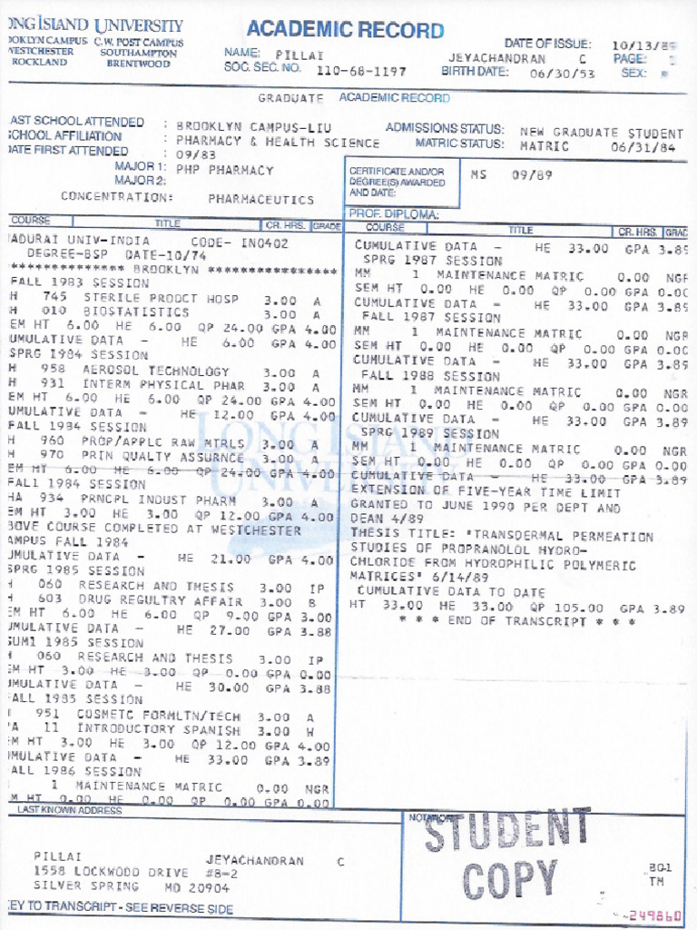 Transcript MSThesis | PDF