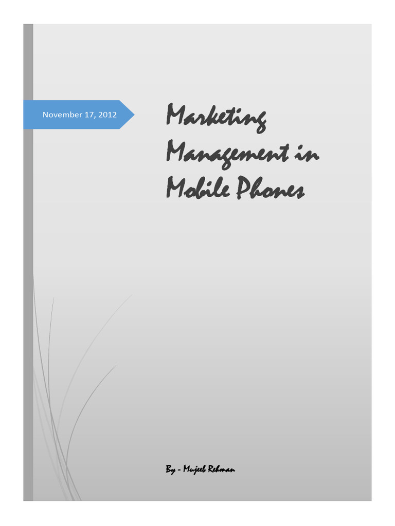 Mobile Marketing Strategies for Samsung | PDF | Telephone | Mobile Phones