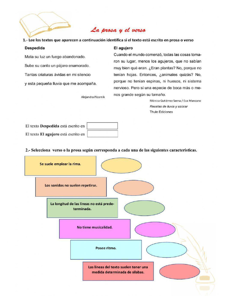 El verso y la prosa | PDF