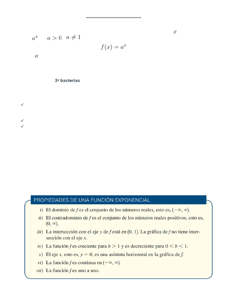 Funciones Exponenciales | PDF | Función (Matemáticas) | Funcion exponencial
