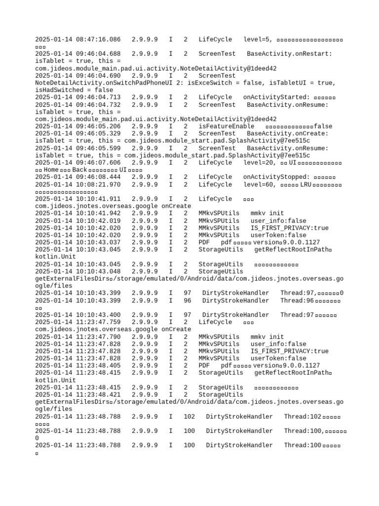 2025 01 14 - Log | PDF | Computer Programming | Programming Paradigms