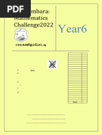 Chithambara Maths Challenge 2018 Year 8 | PDF