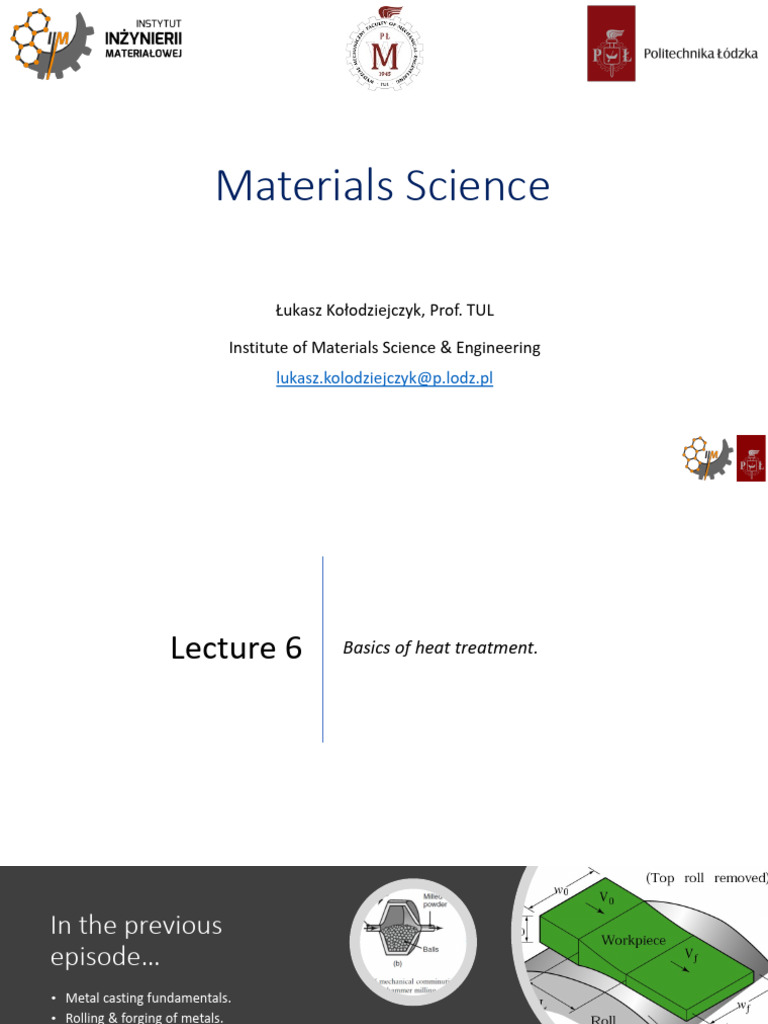 Heat Treatment Basics in Materials Science | PDF | Heat Treating | Steel