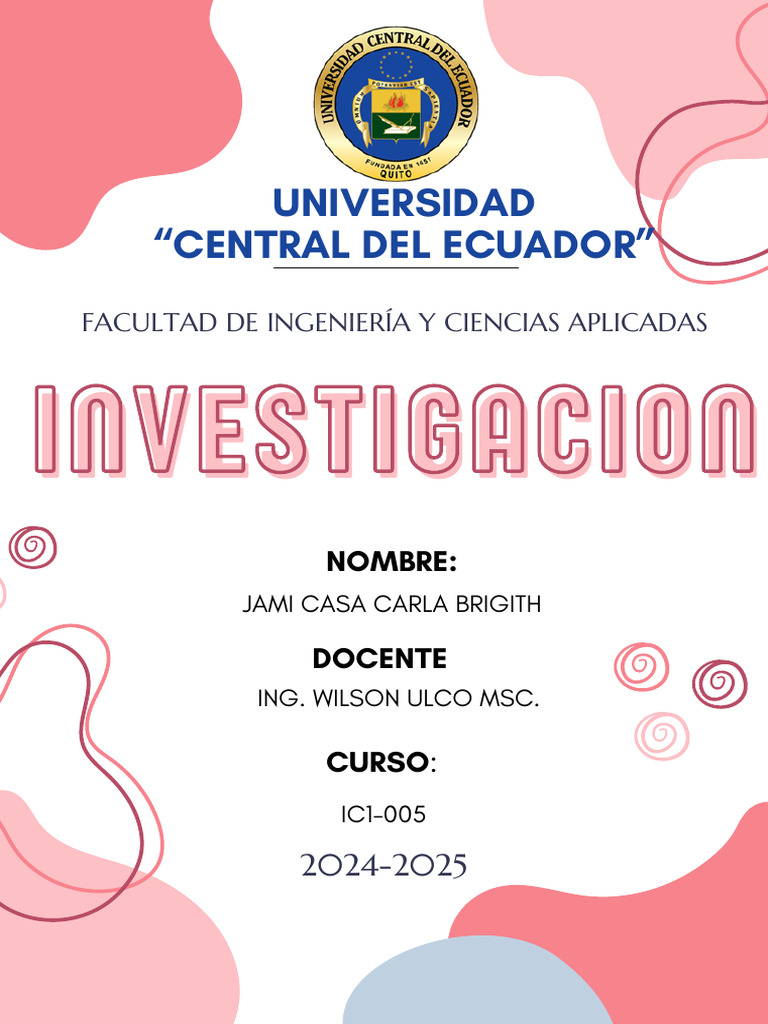 Documento Portada de Proyecto Aesthetic Rosa | PDF