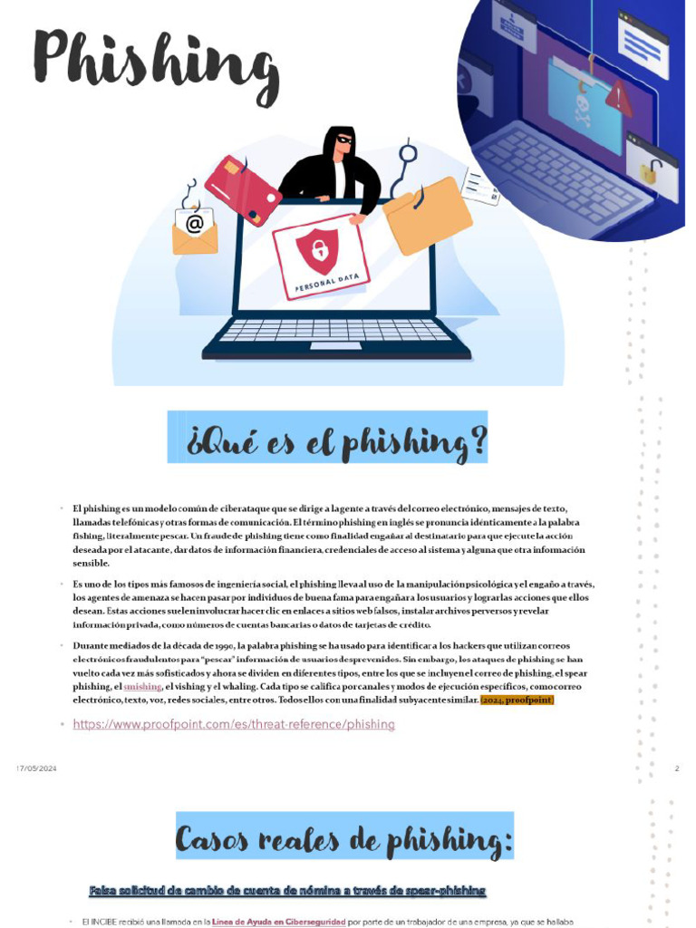 Phishing | PDF | Suplantación de identidad | Informática