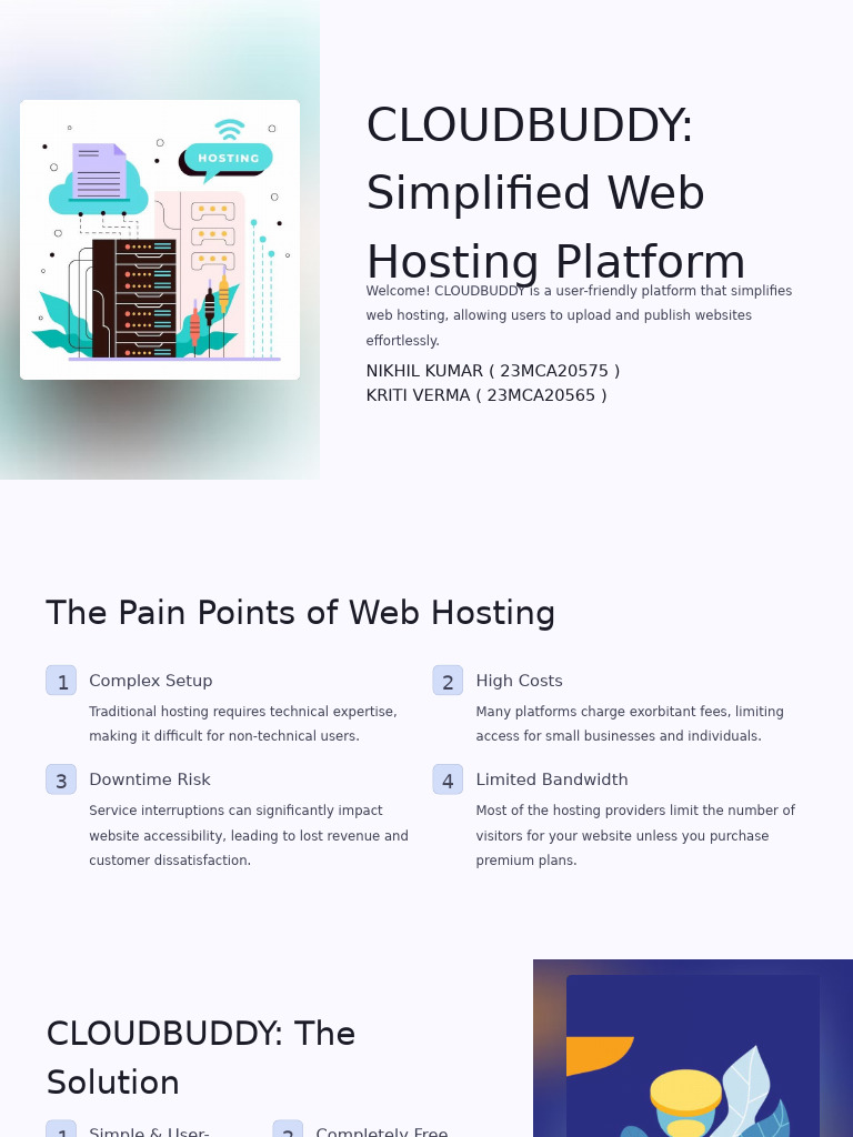 CLOUDBUDDY | PDF | Amazon Web Services | Websites