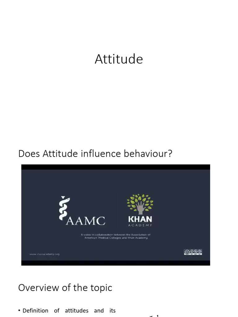 Attitude | PDF | Attitude (Psychology) | Persuasion