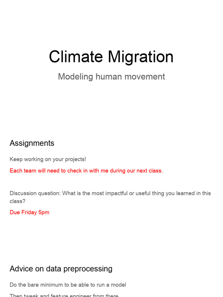 Climate Migration | PDF | Climate Change | Human Migration
