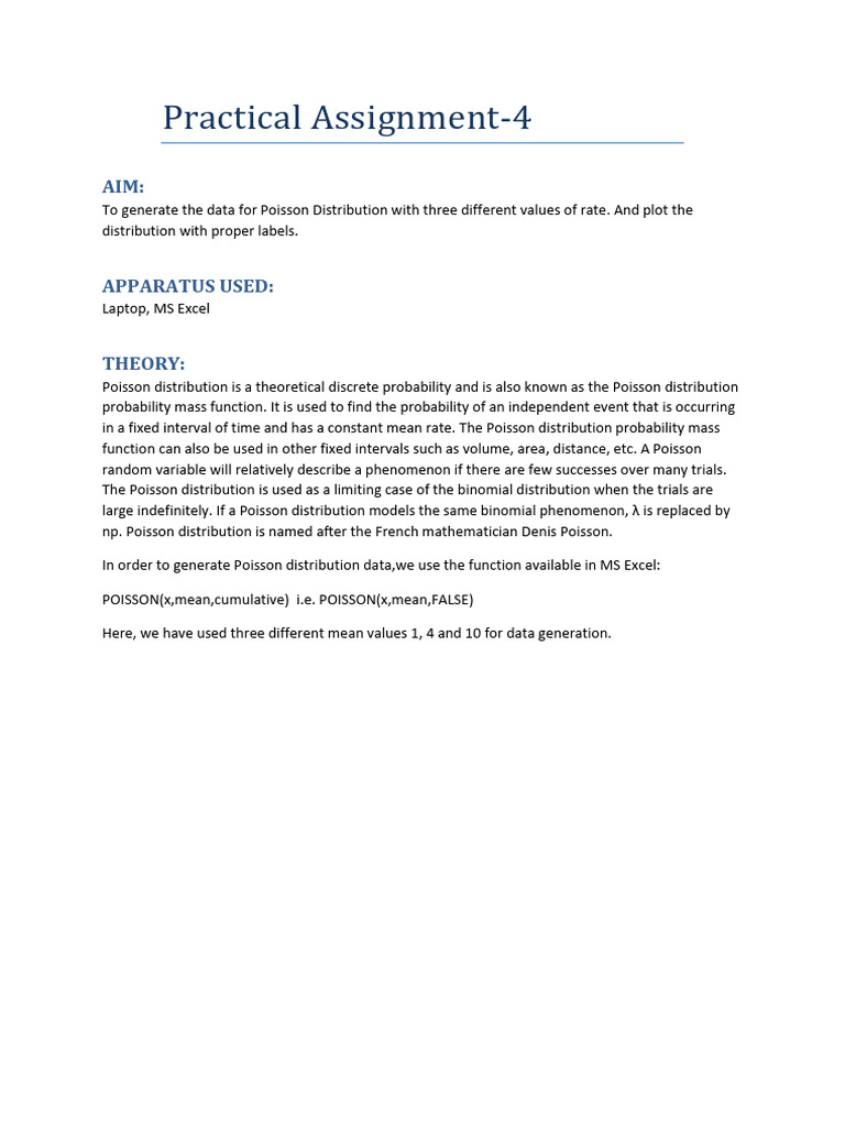 Practical Assignment 4 | PDF