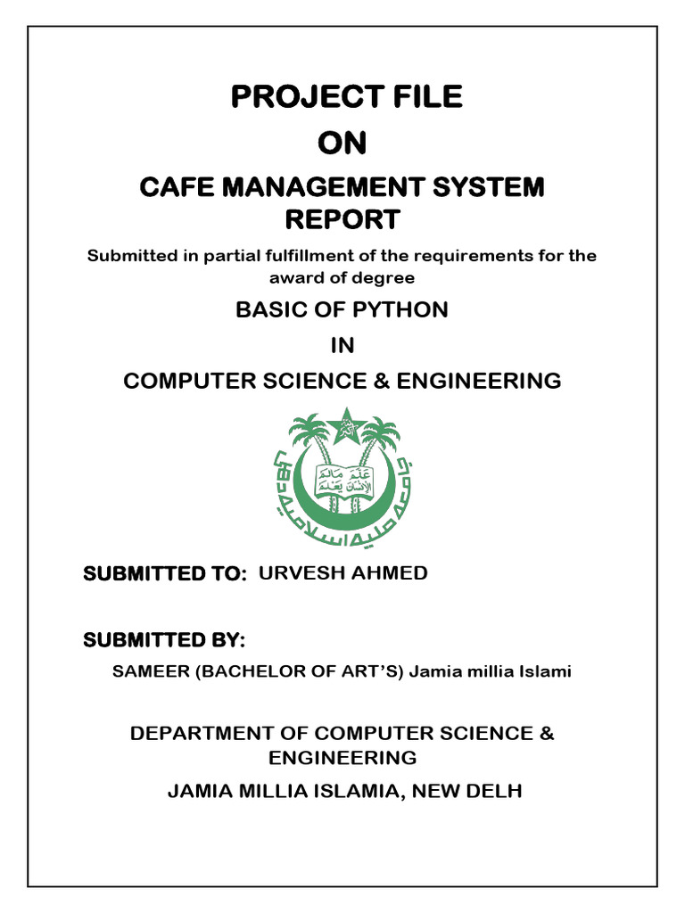 PROJECT FILE (1) | PDF