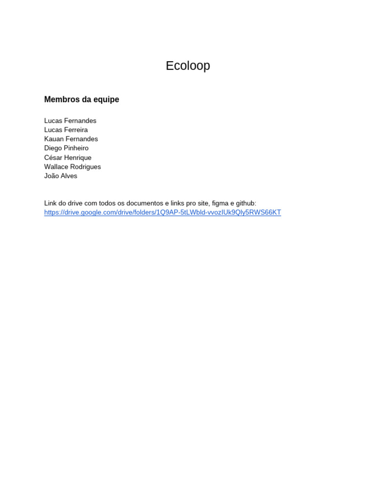 Eco Loop | PDF