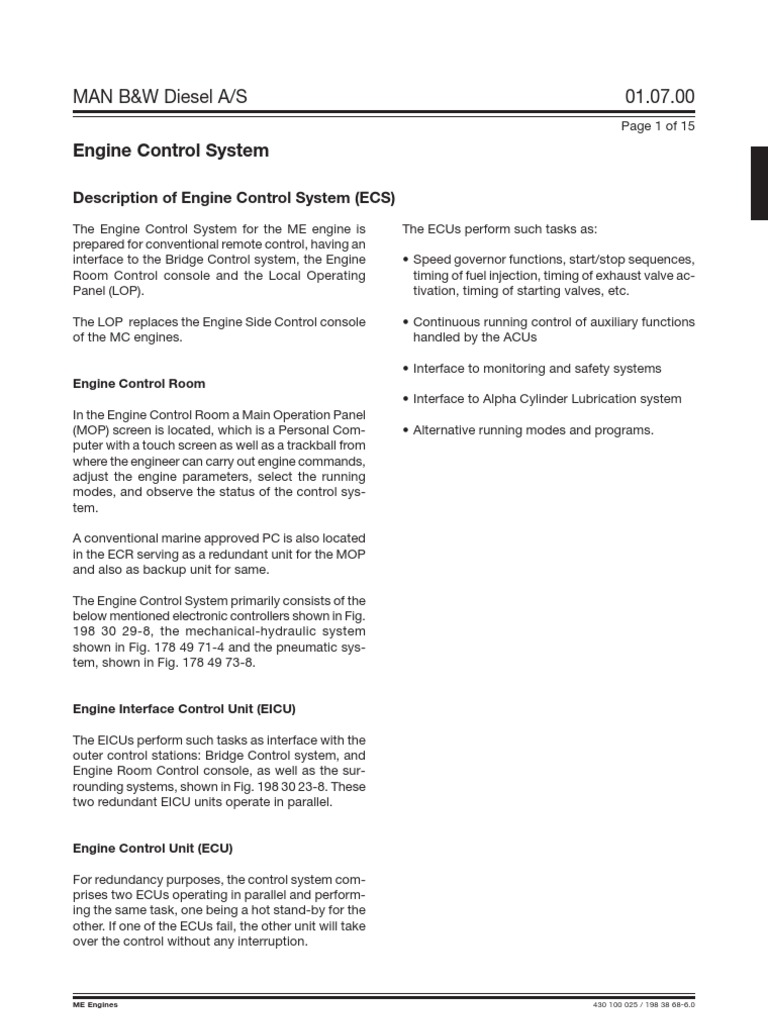 08 Engine Control System | PDF | Valve | Diesel Engine
