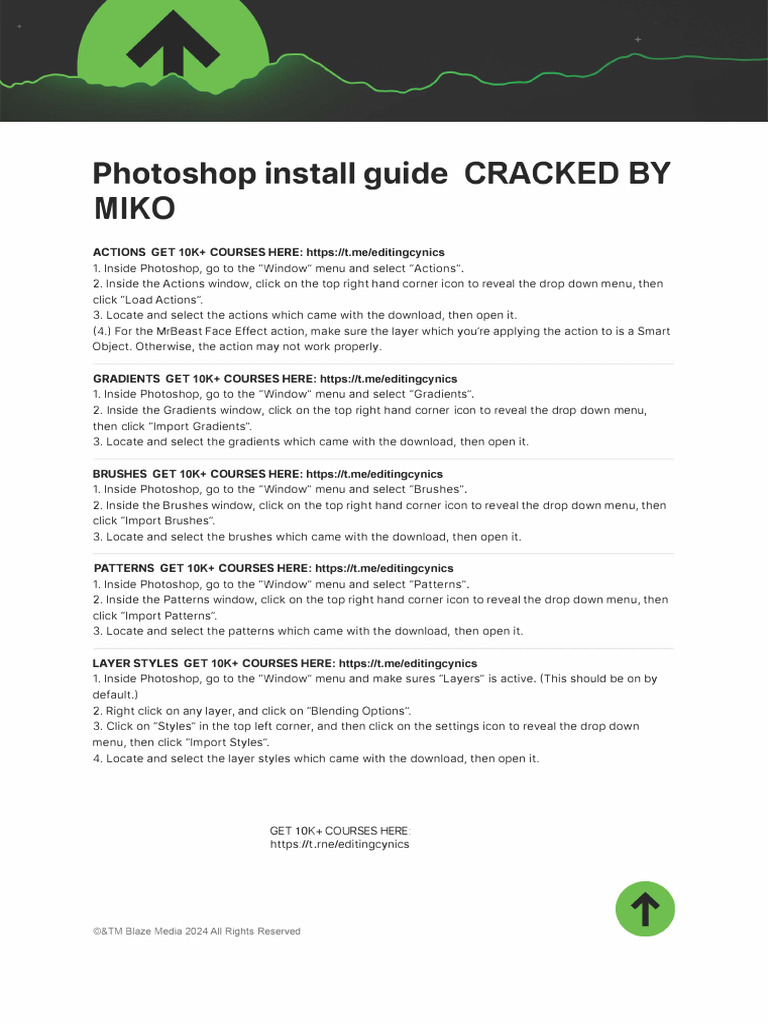Photoshop install guide | PDF
