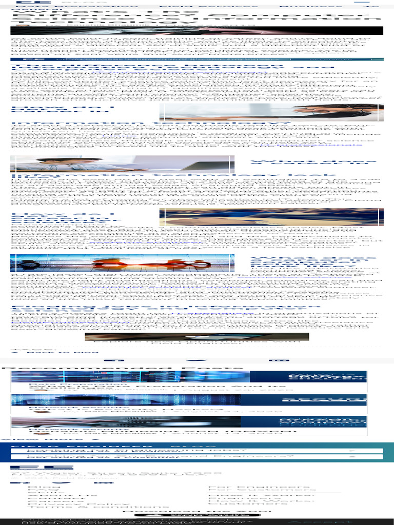 Computer Science Vs Information Technology Career Outlook | PDF ...